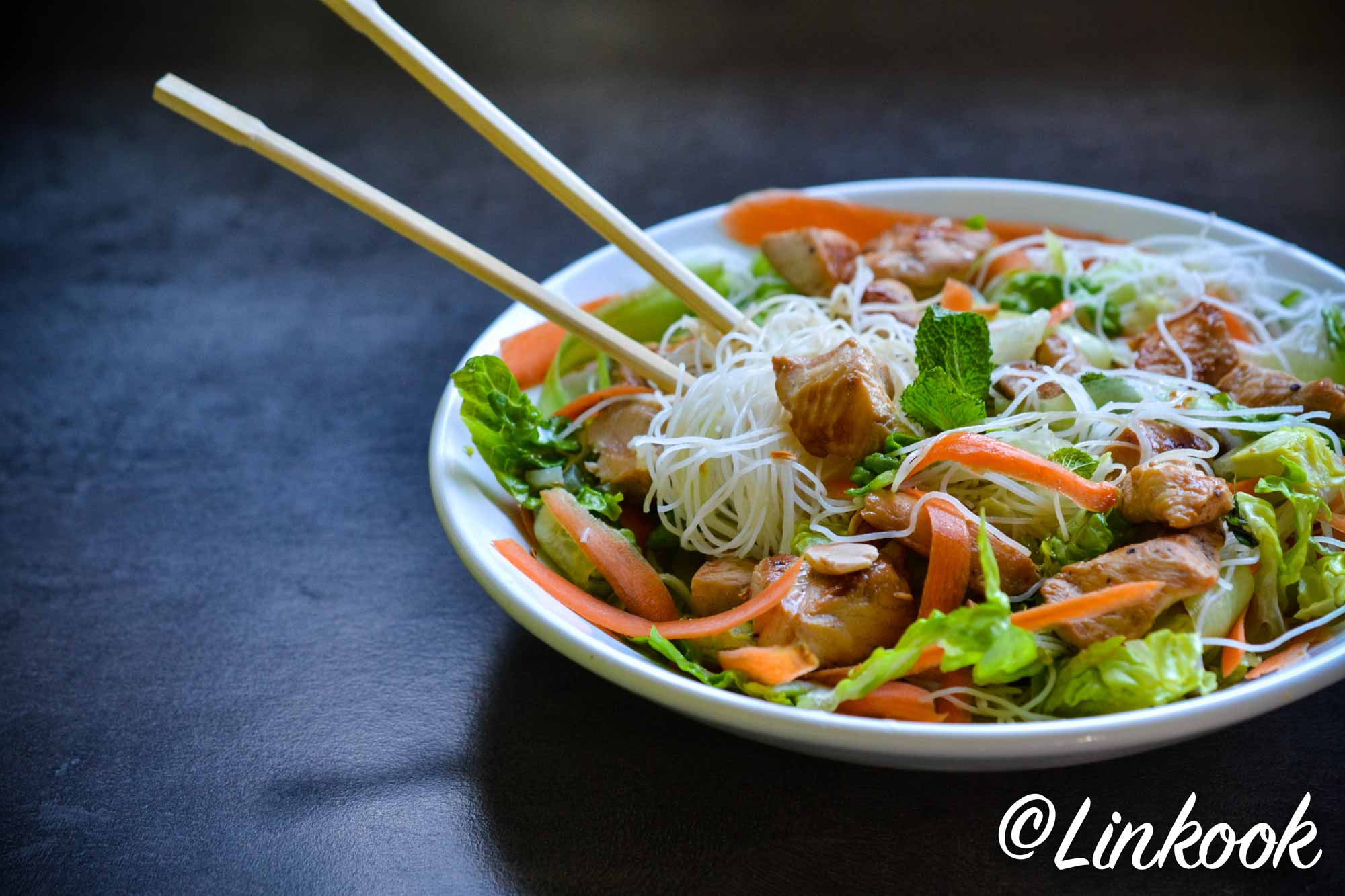 Bo bun de poulet healthy - Feel Yood